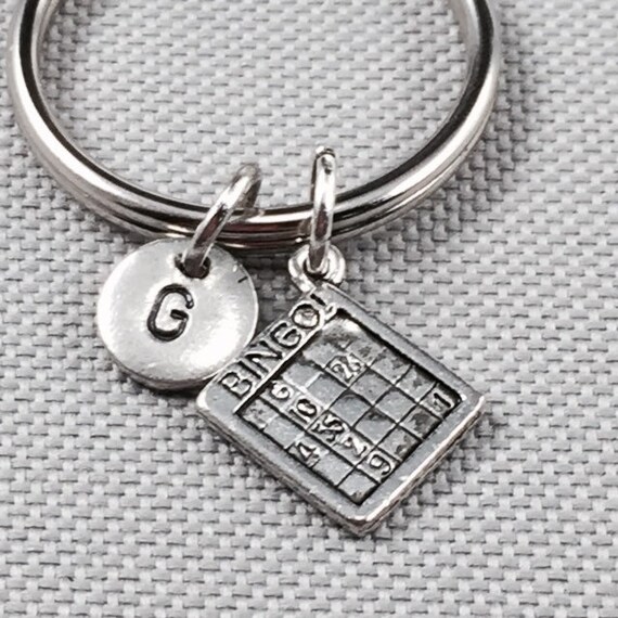 Bingo Keychain Bingo Charm Bingo Card Mom Keychain Grandma | Etsy