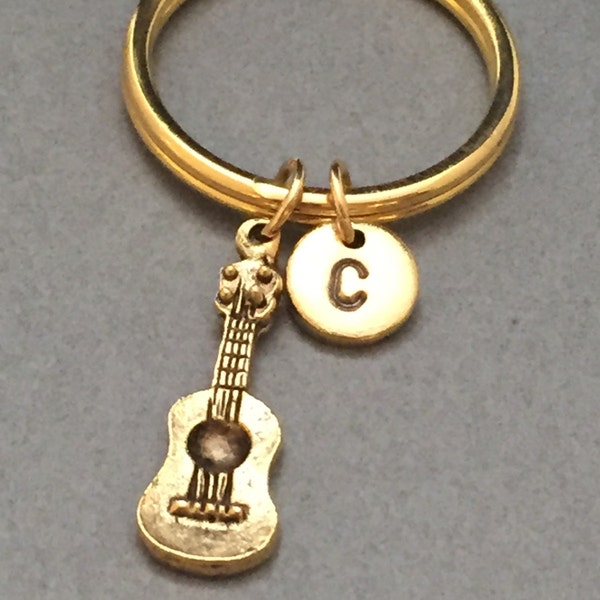 Guitar Keychain - Etsy