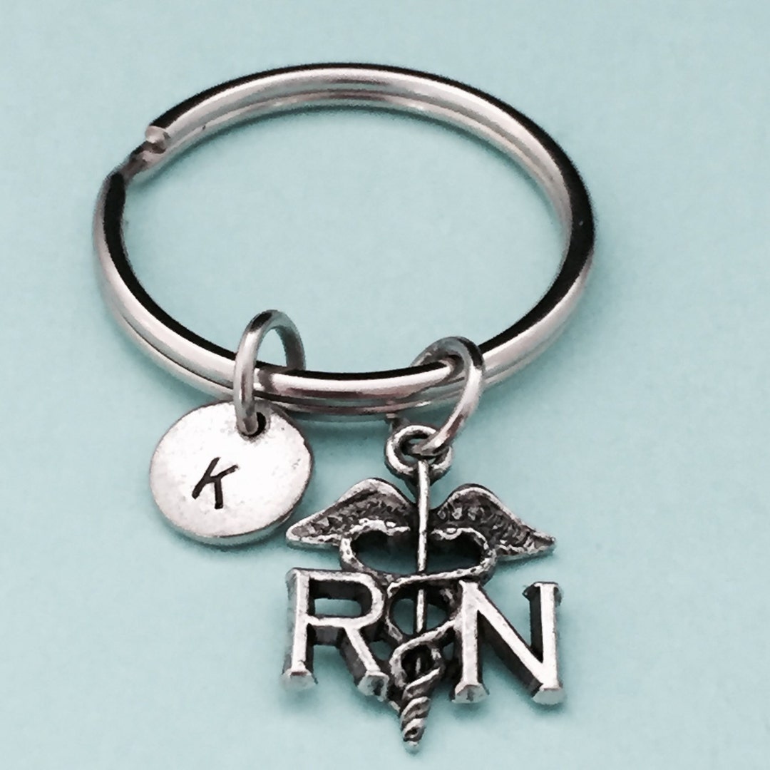 Nurse Keychain, Nurse Charm, Gift for Nurse, Personalized Keychain ...