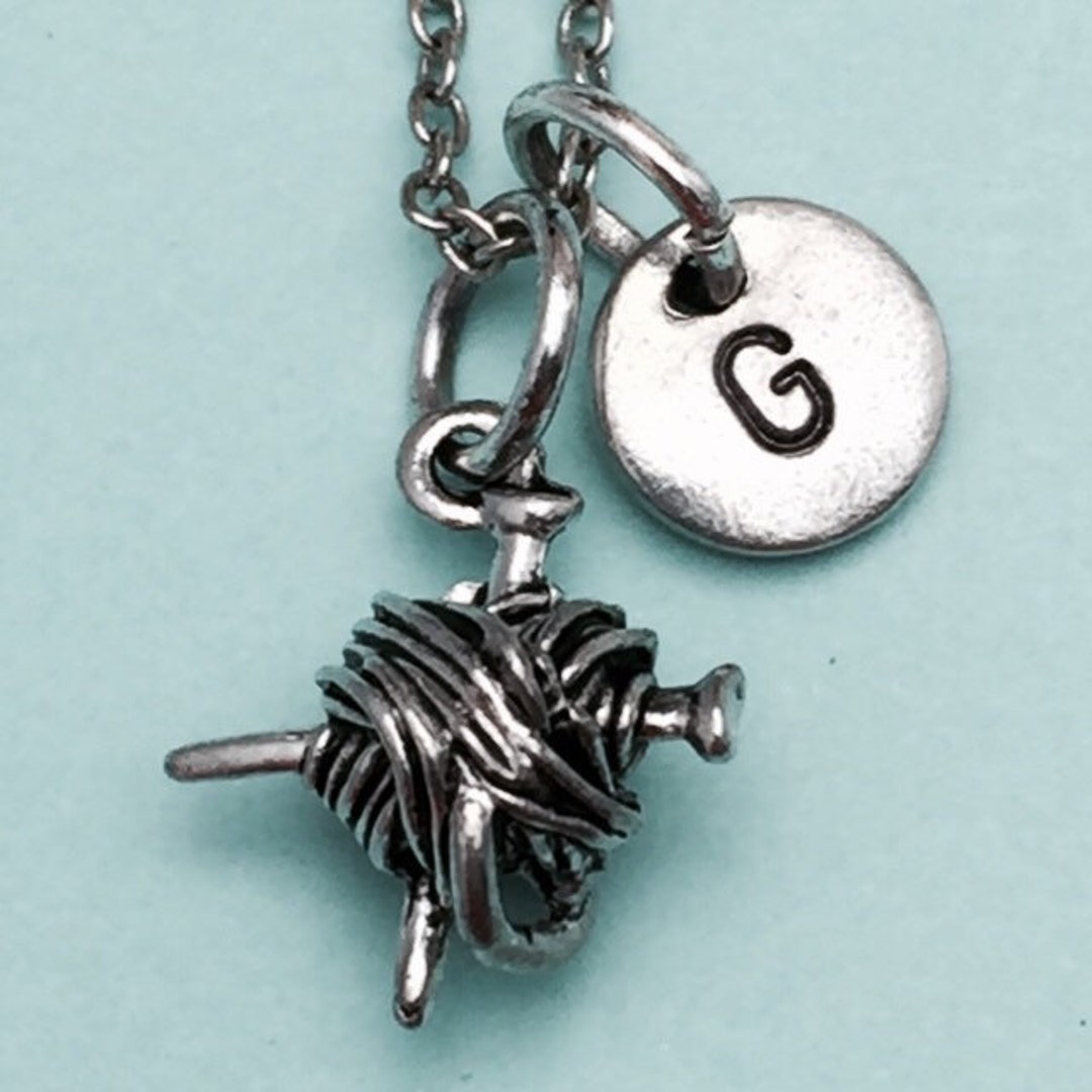 Spool of Thread Necklace, Spool of Thead Charm, Sewing Necklace ...