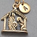 Nativity Necklace, Nativity Charm, Nativity Personalized Necklace ...