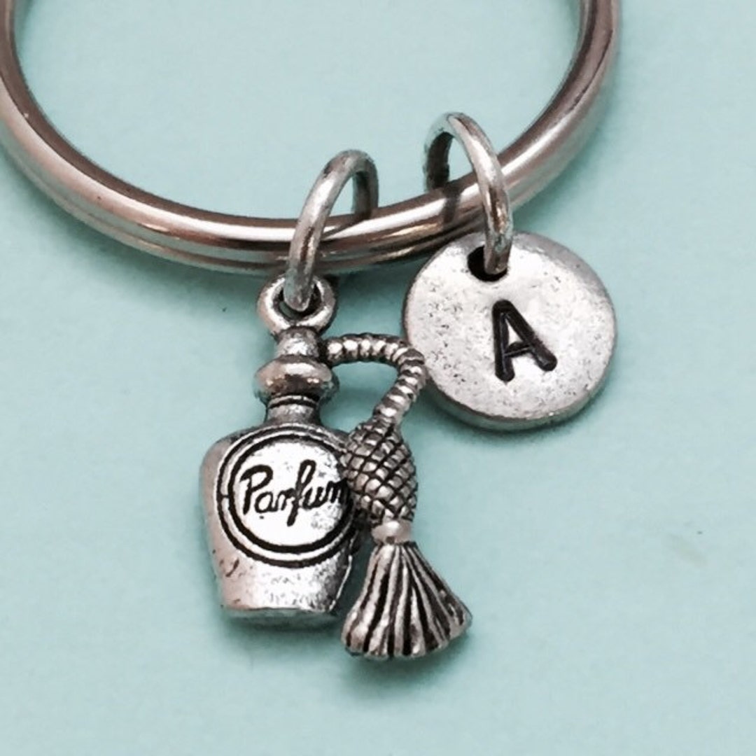 Perfume Bottle Keychain, Perfume Bottle Charm, Perfume Keychain ...