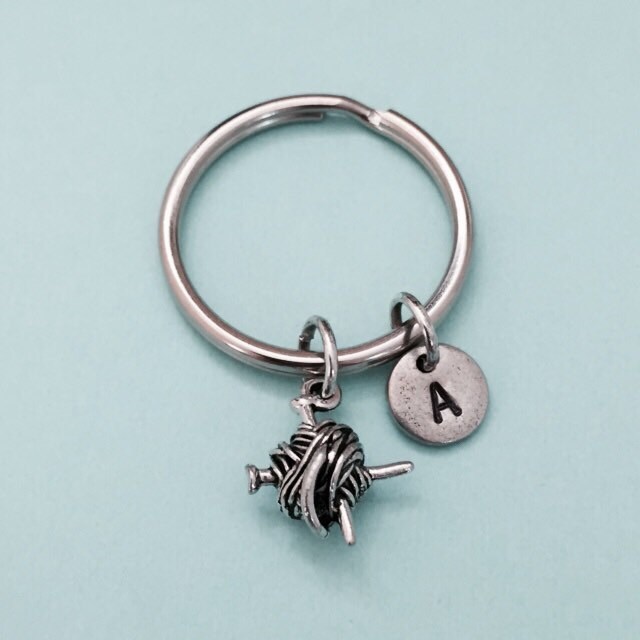 Spool of Thread Keychain Spool of Thread Charm Sewing | Etsy