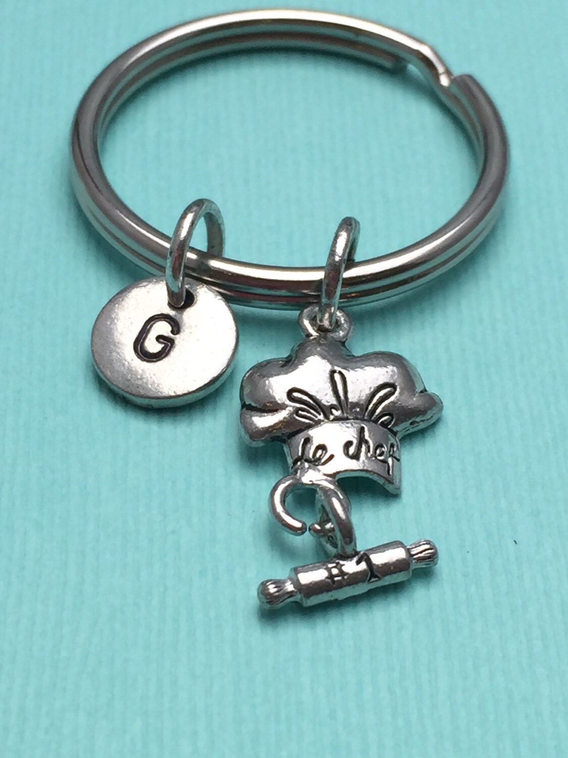 Chef Keychain Chef Hat Keychain Hat Keychain Cooking | Etsy