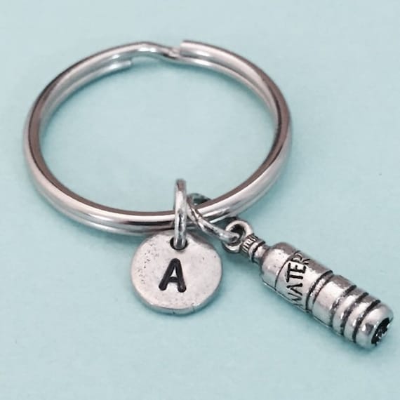 Water Bottle Keychain Water Bottle Charm Hiking Keychain - Etsy