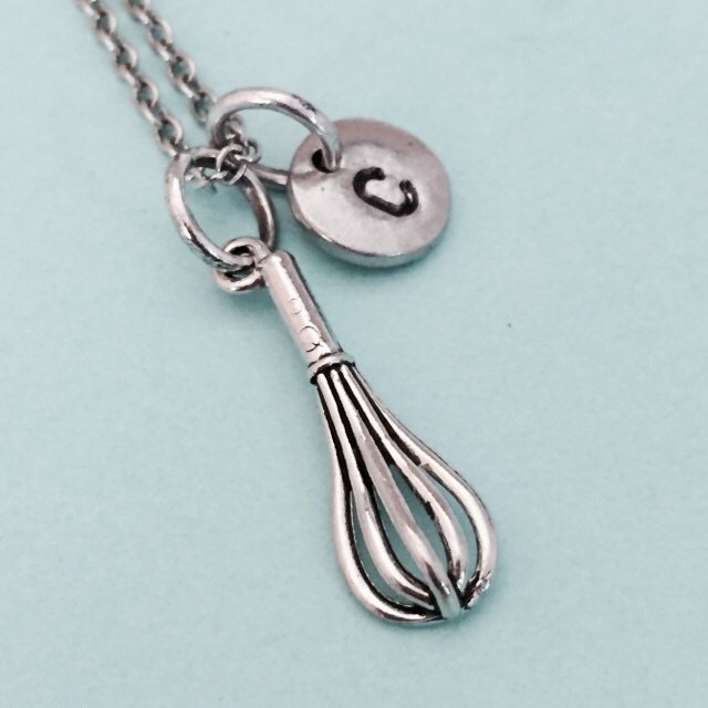 Whisk Necklace Whisk Charm Kitchen Whisk Charm Silver - Etsy