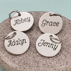 Add on to Necklace, Bracelets or Keychain So, Personalized Name, Add on ...