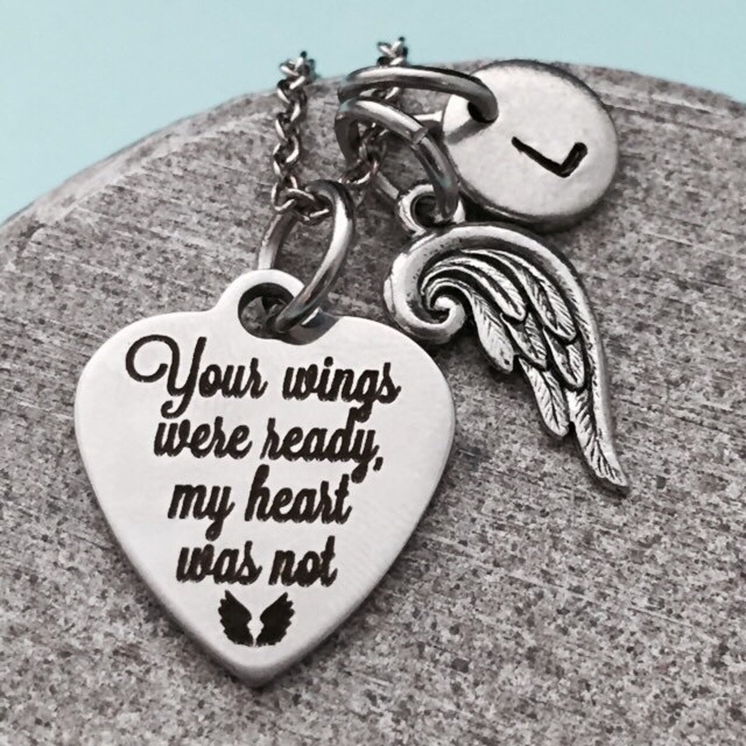 In Memory of Necklace in Memory of Charm Remembrance - Etsy