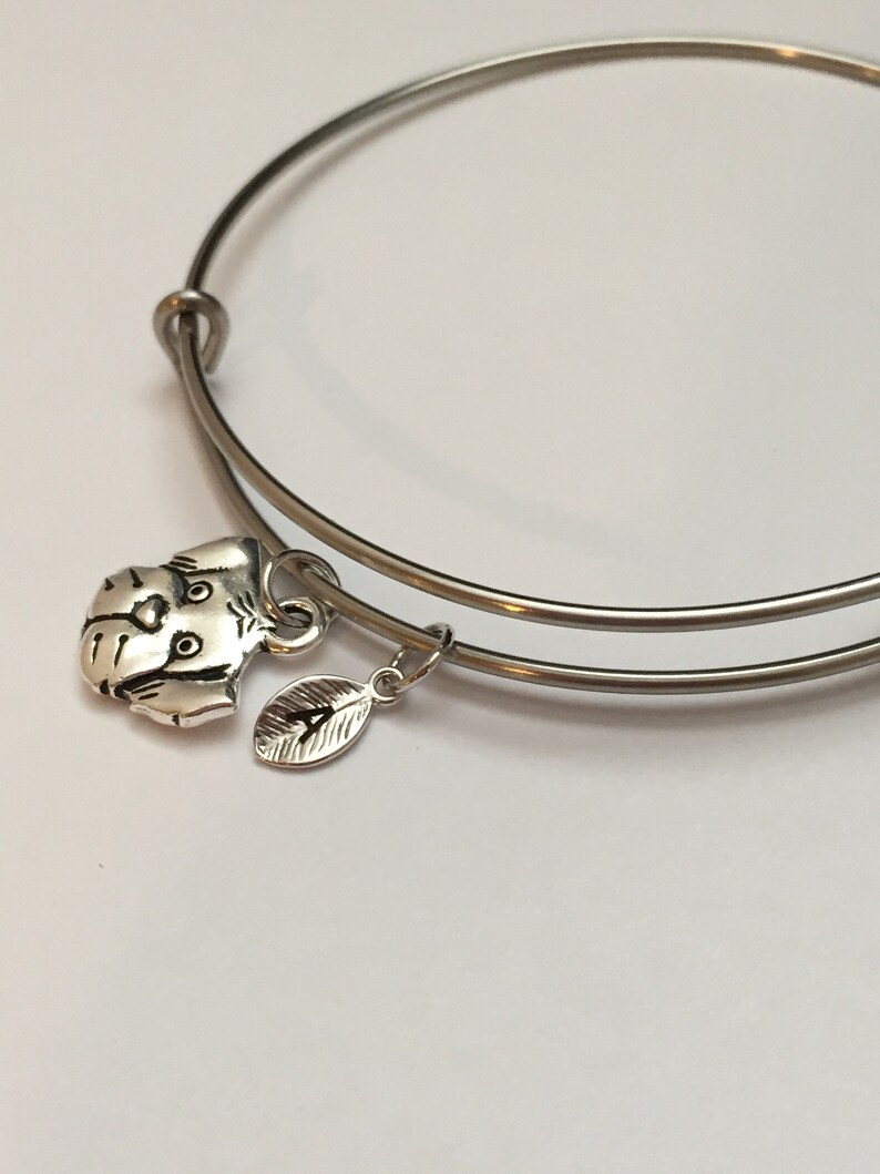 Dog Bangle Dog Charm Bracelet Expandable Bangle Charm - Etsy