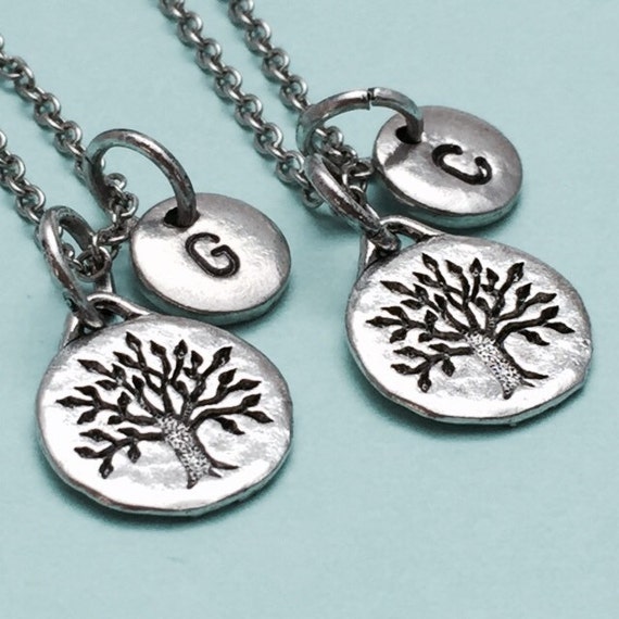 Best friend necklace tree of life necklace tree charm bff | Etsy