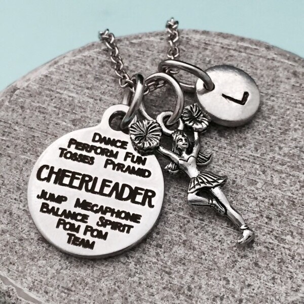 Cheerleader Necklace - Etsy