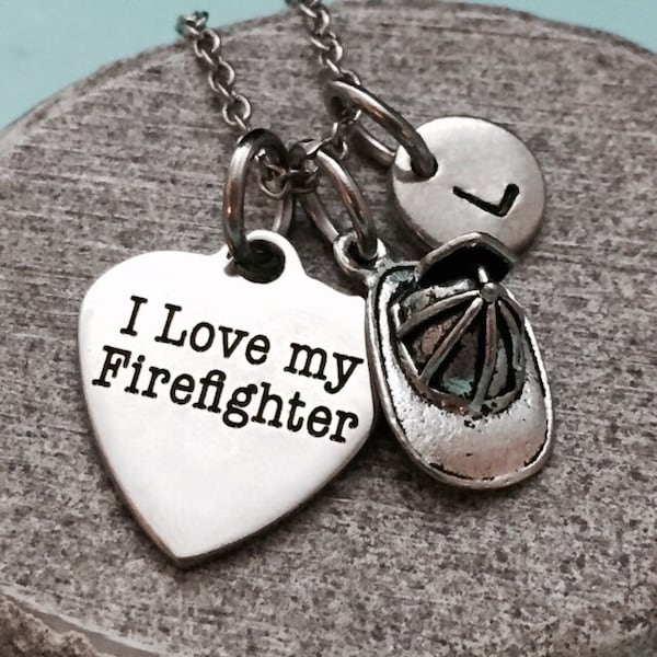Firefighter Charm - Etsy