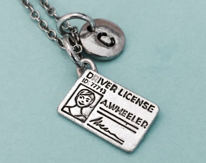 Driver License Necklace, Driver License Charm, Teenager Necklace ...