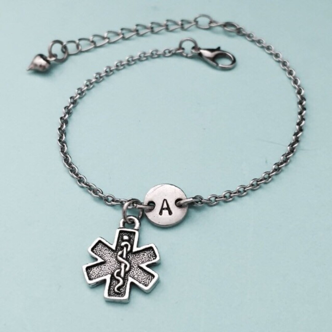 EMS Symbol Charm Bracelet, EMS Symbol Charm, Adjustable Bracelet ...