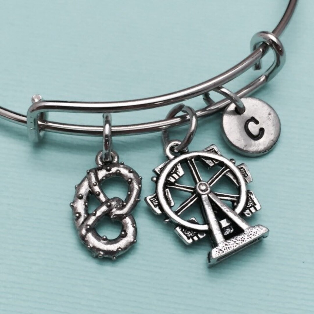 Carnival Bangle, Carnival Charm Bracelet, Expandable Bangle, Charm ...