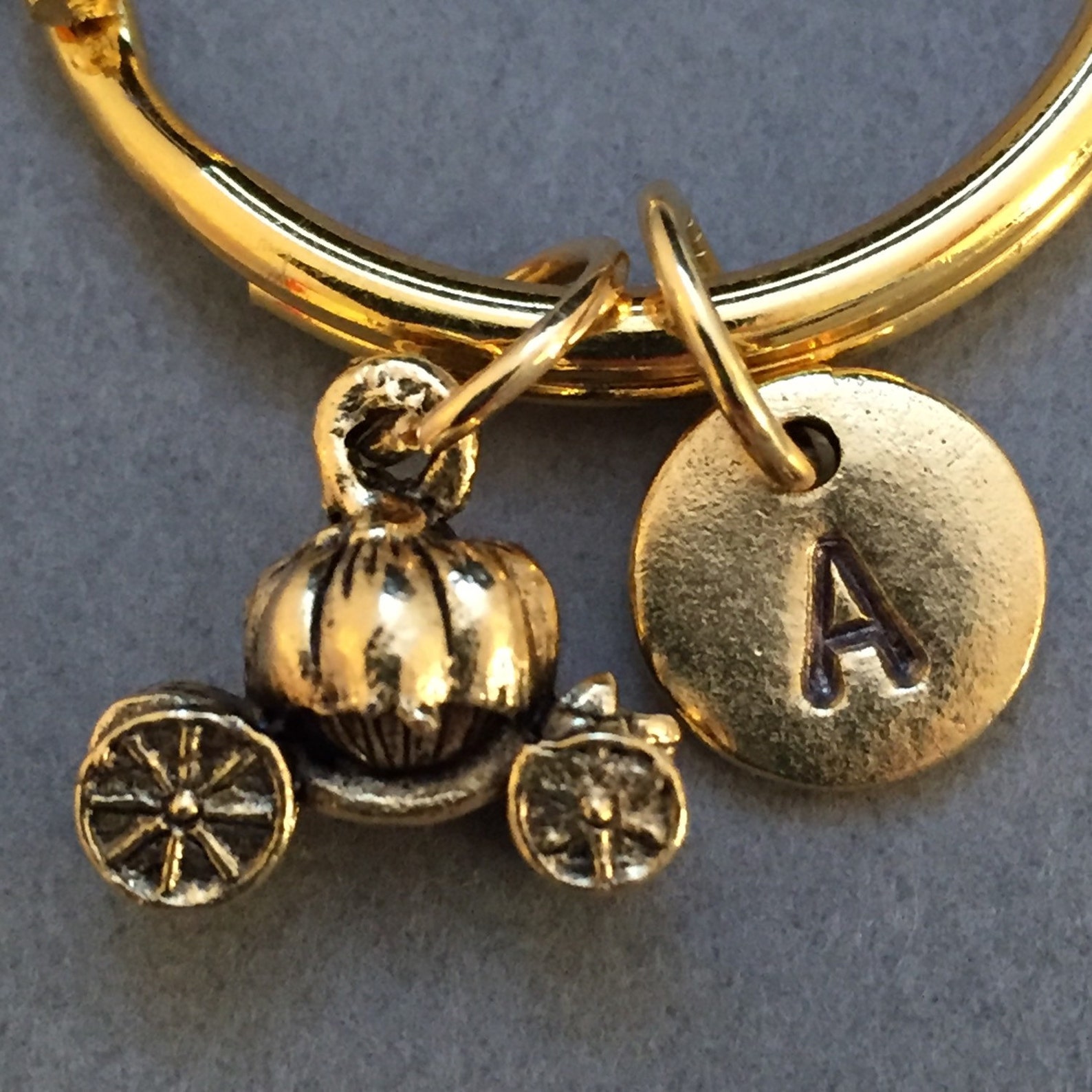 Pumpkin Carriage Keychain Pumpkin Carriage Charm Princess - Etsy