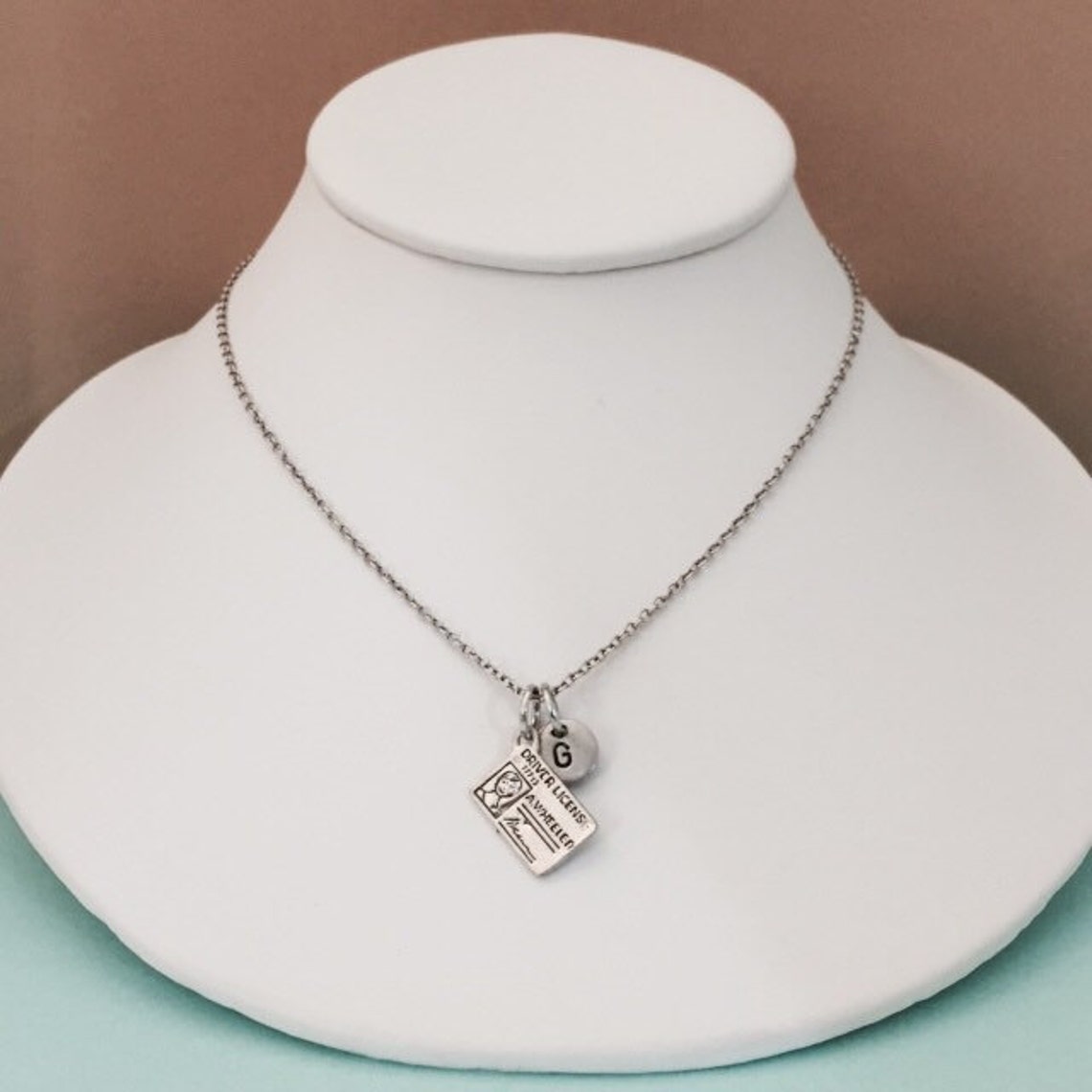 Driver License Necklace, Driver License Charm, Teenager Necklace ...