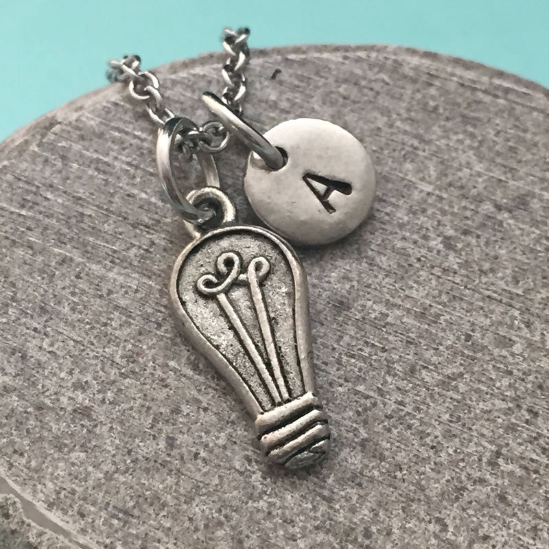 Light Bulb Necklace - Etsy