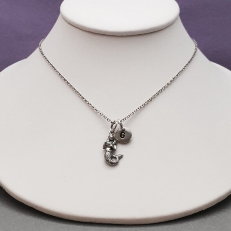 Best friend necklace mermaid necklace bff necklace sister | Etsy