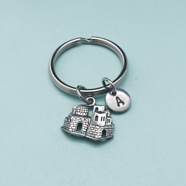 Jerusalem Keychain Jerusalem Charm Place Keychain - Etsy
