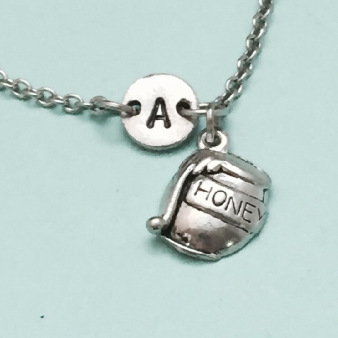 Honey Pot Charm Bracelet, Honey Pot Charm, Adjustable Bracelet, Food ...