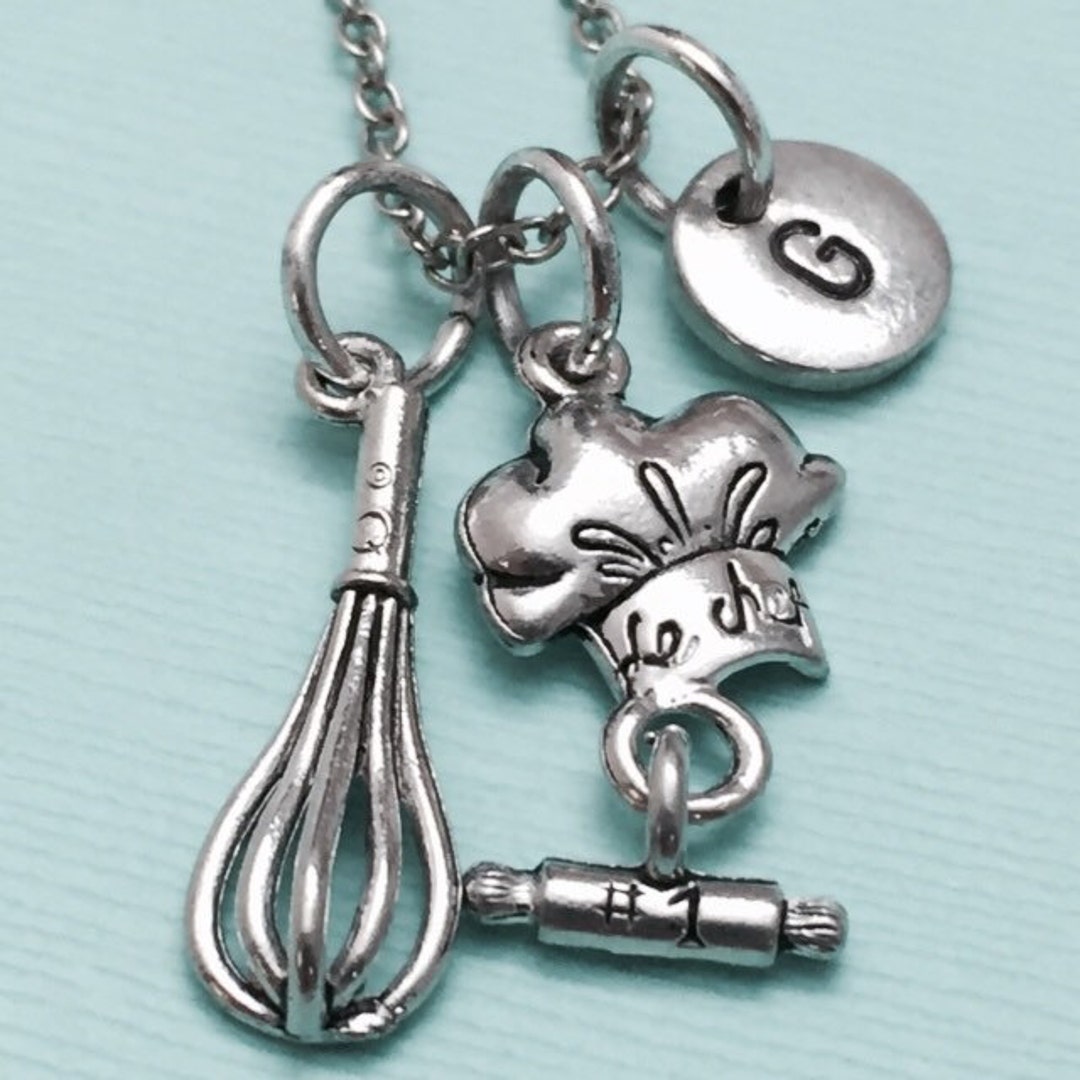 Cooking Necklace, Cooking Charm, Theme Necklace, Personalized Necklace ...