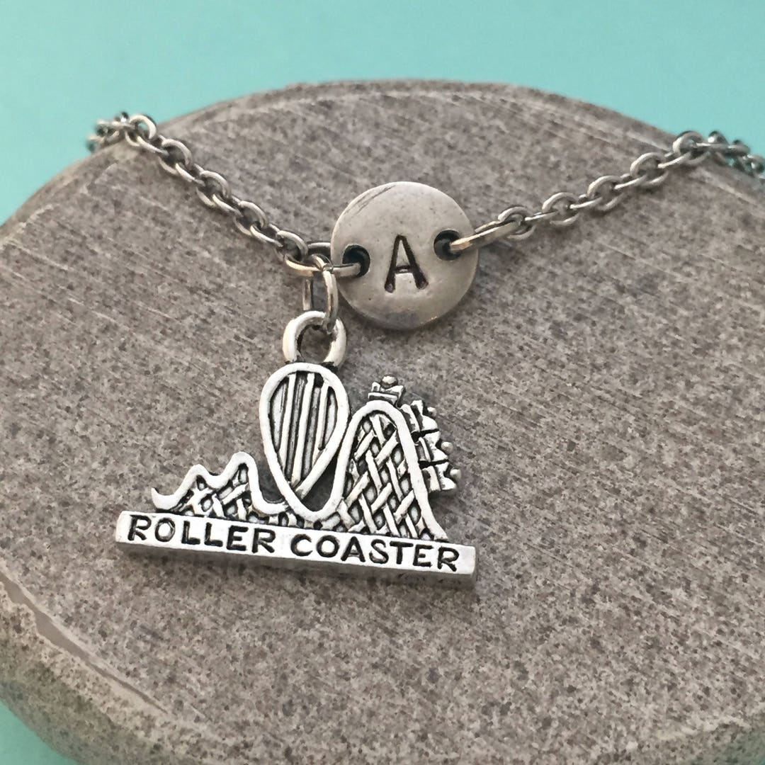 Rollercoaster Charm Bracelet, Rollercoaster Charm, Adjustable Bracelet ...