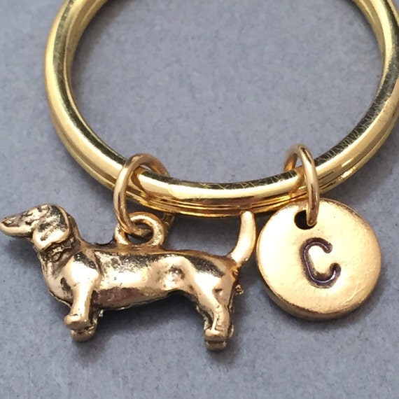 Dachshund keychain dachshund charm dog keychain | Etsy