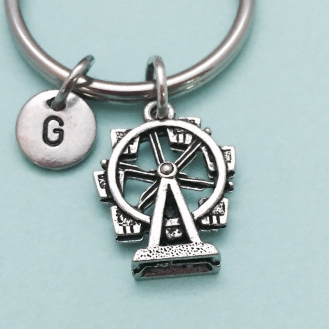 Ferris Wheel Keychain, Ferris Wheel Charm, Carnival Keychain ...