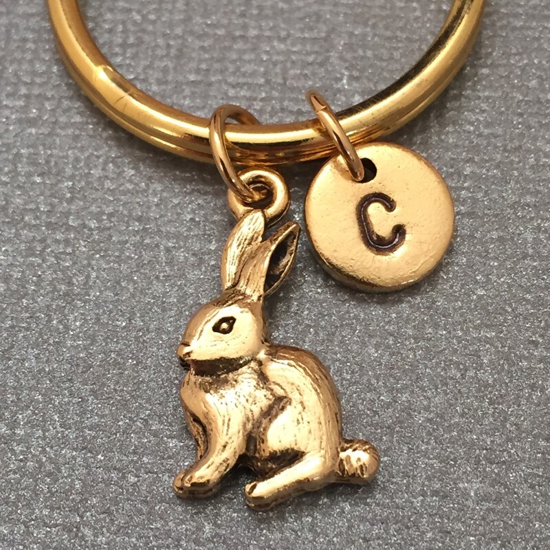 Bunny Keychain - Etsy