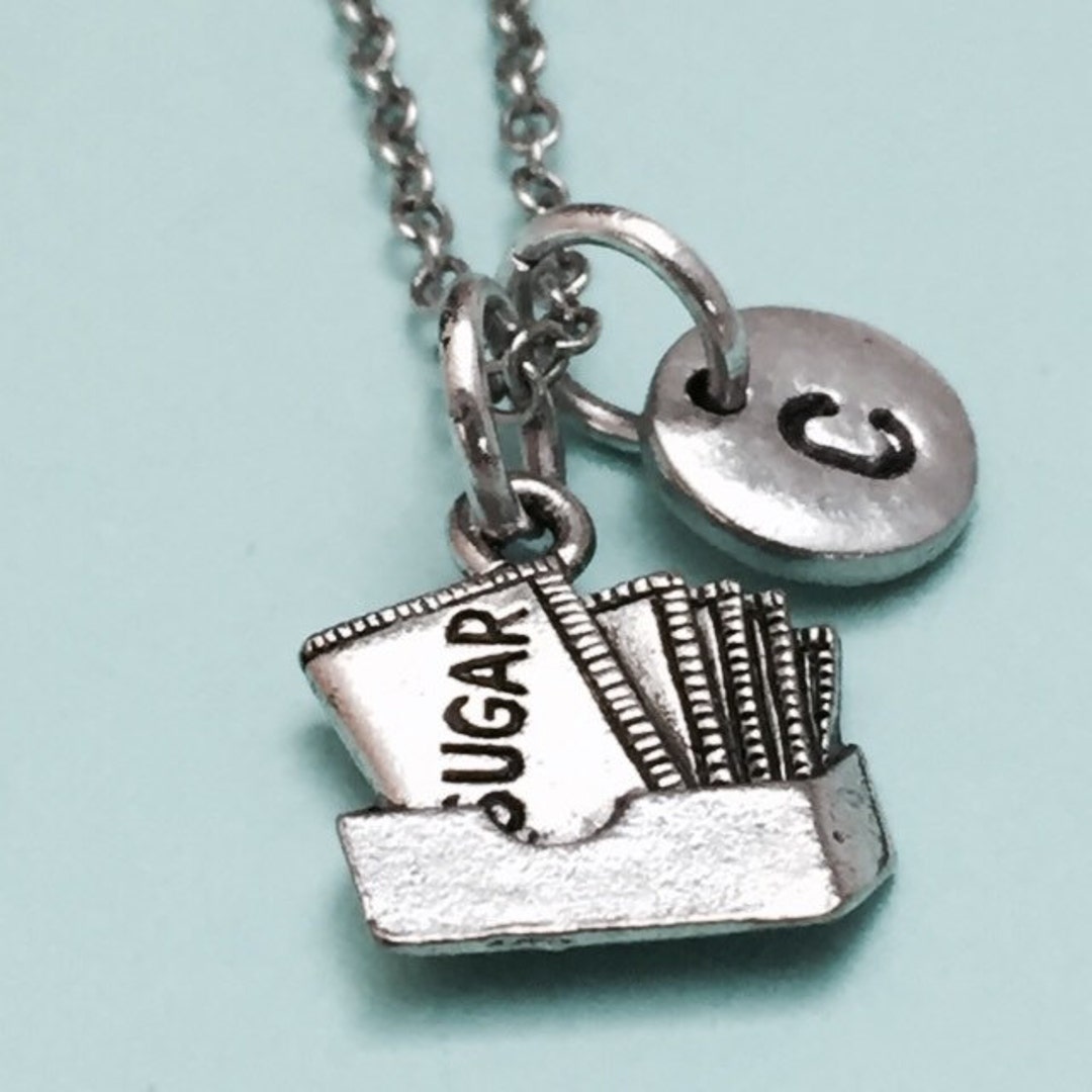 Sugar Packet Necklace, Sugar Packet Charm, Condiment Necklace ...