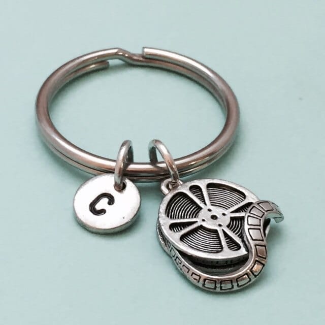 Movie Reel Keychain, Movie Keychain, Director, Movie Reel Charm ...