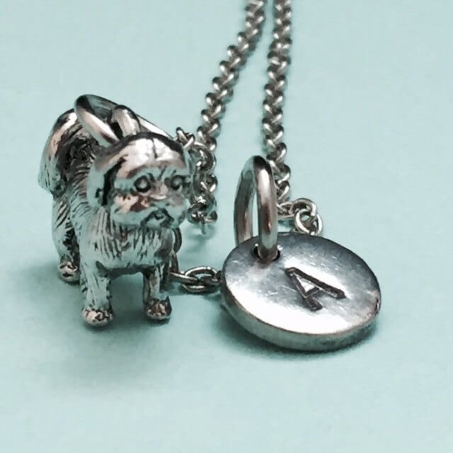 Shih tzu dog necklace shih tzu dog charm animal necklace | Etsy