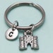 Castle Keychain, Princess Castle Keychain, Castle Charm, Personalized ...
