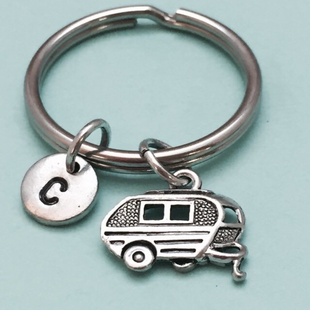 Camper Keychain, Camper Charm, Rv Keychain, Travel Trailer ...