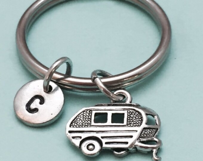 Camper Keychain, Camper Charm, Rv Keychain, Travel Trailer ...