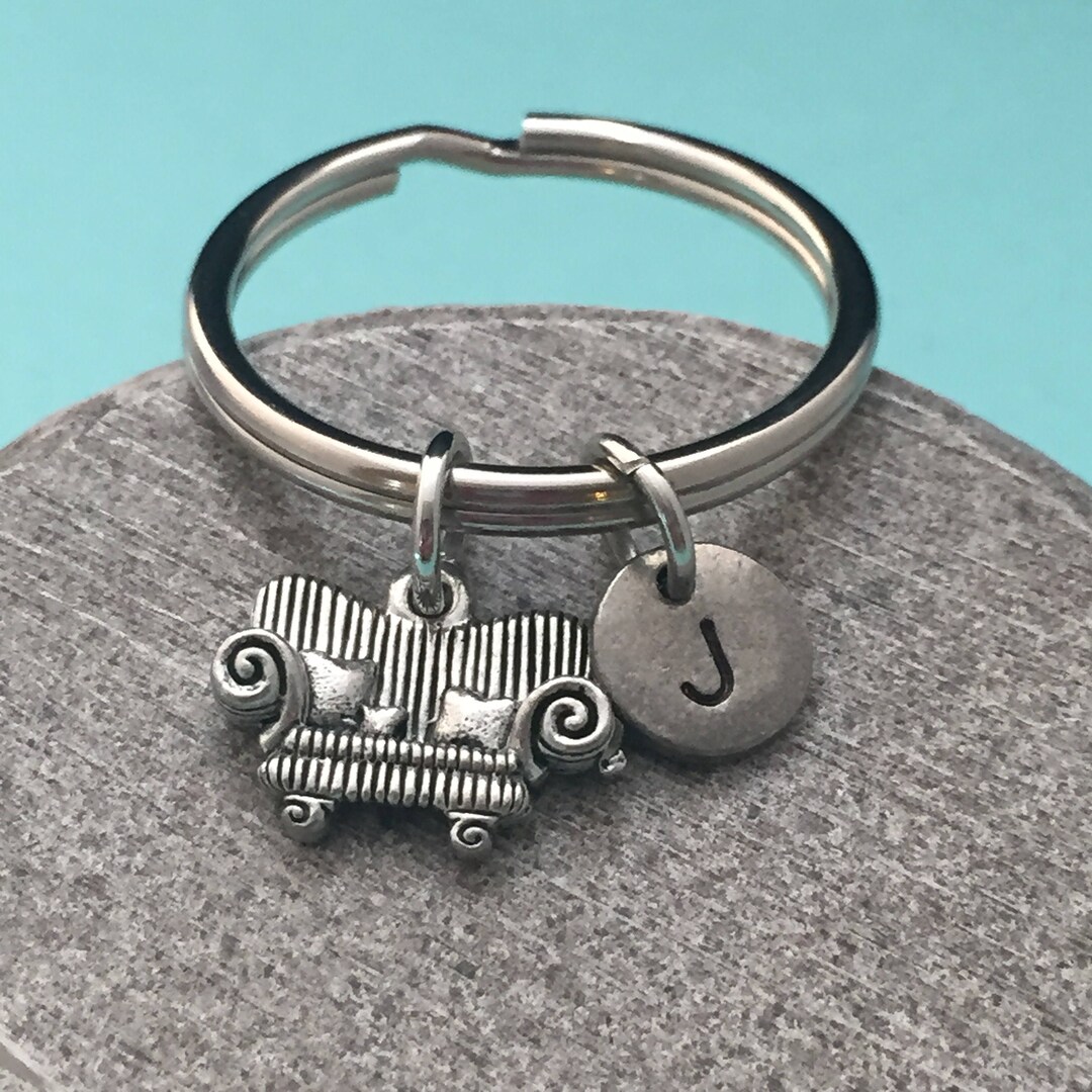 Couch Keychain, Couch Charm, Sofa Keychain, Personalized Keychain ...