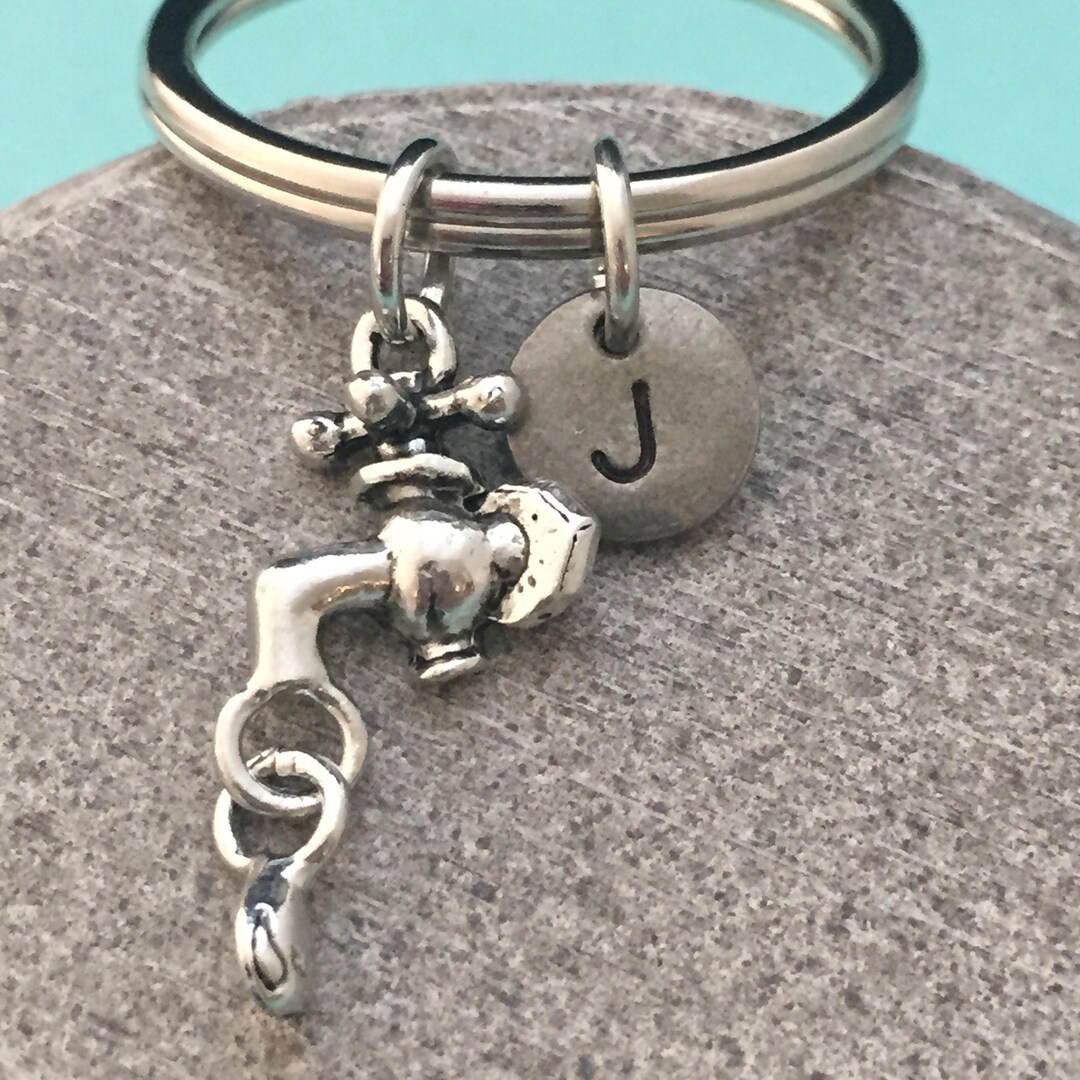 Water Faucet Keychain, Water Faucet Charm, Household Keychain ...