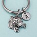 Tiger Head Keychain, Tiger Head Charm, Animal Keychain, Personalized ...