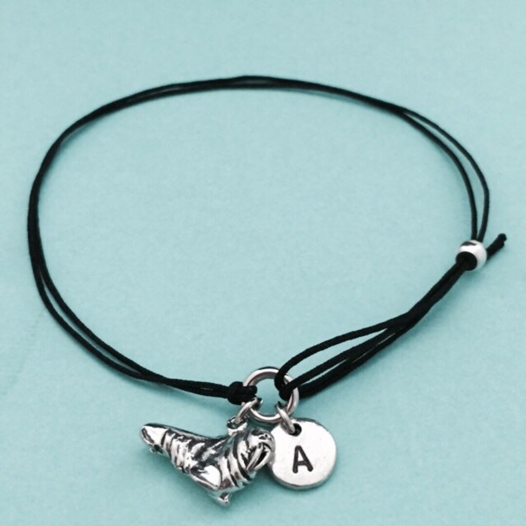 Walrus Cord Bracelet, Walrus Charm Bracelet, Adjustable Bracelet, Charm ...