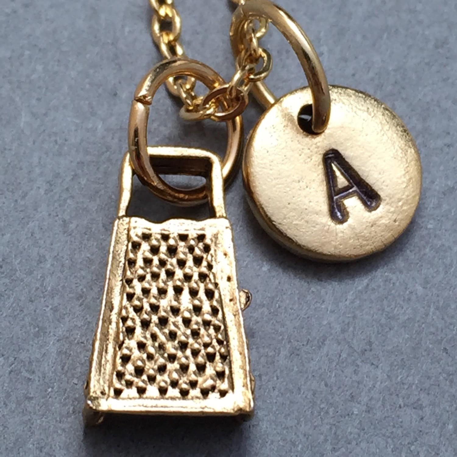 Cheese Grater Necklace Cheese Grater Charm Utensil Necklace | Etsy