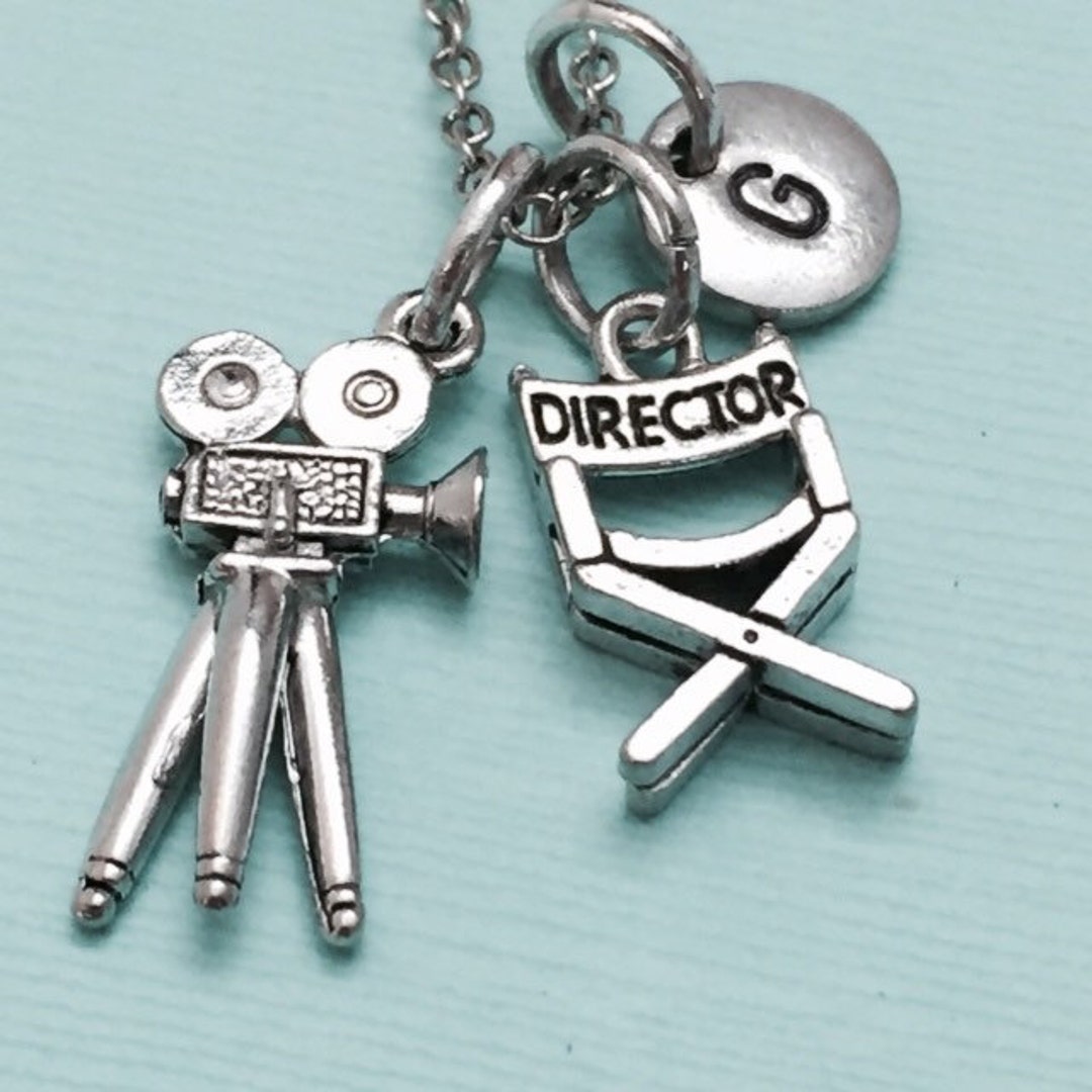 Movie Director Necklace, Movie Director Charm, Theme Necklace ...