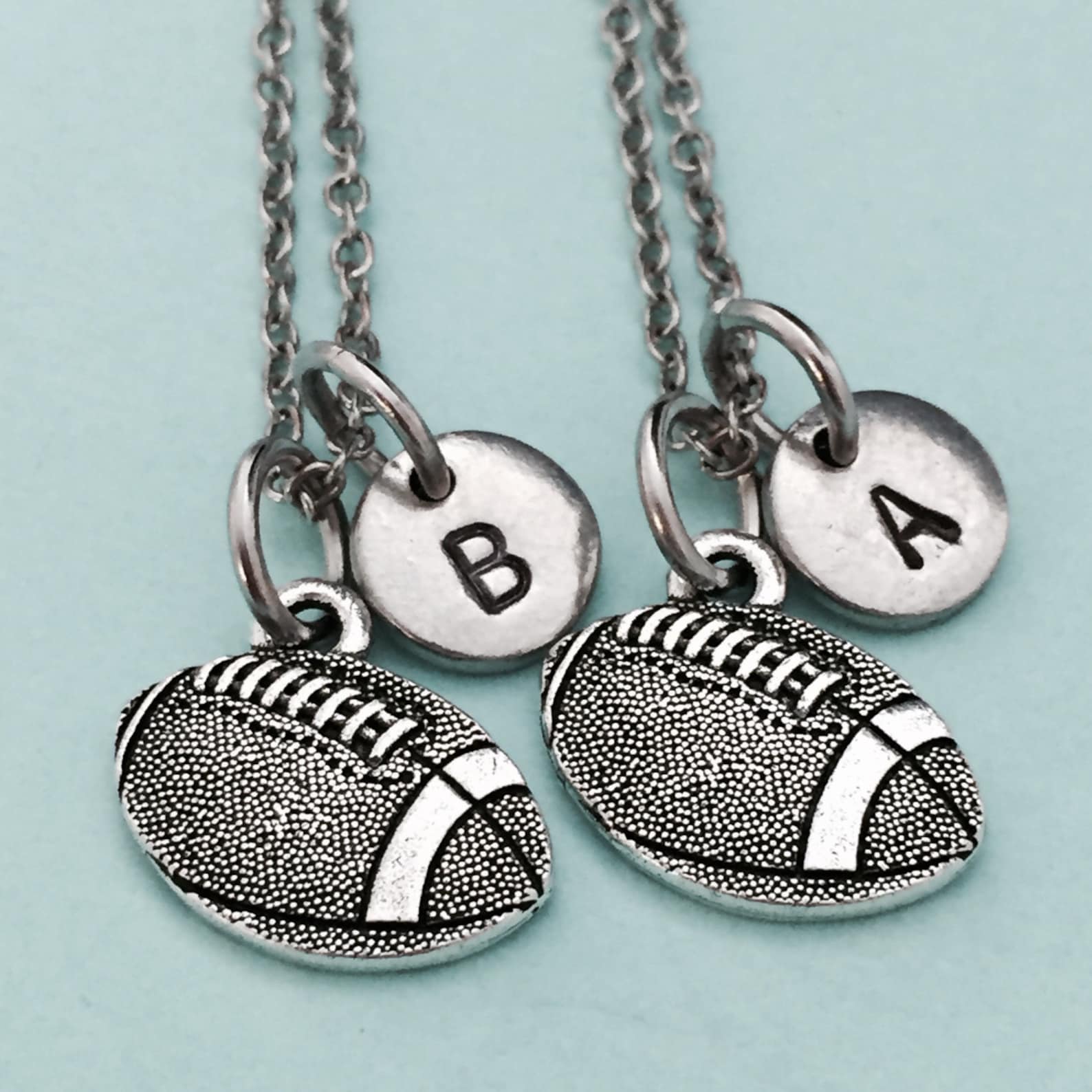 Meilleur collier ami collier football collier Sport collier | Etsy
