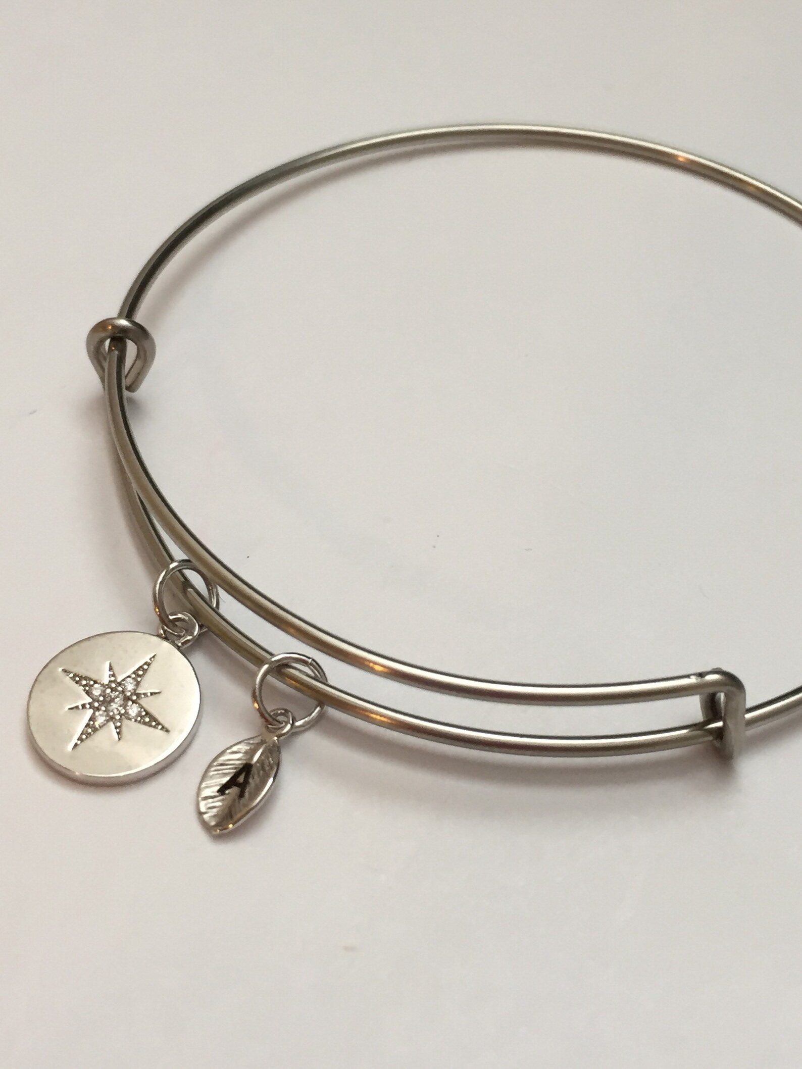 Diamond Star Compass Bangle Diamond Star Compass Charm - Etsy