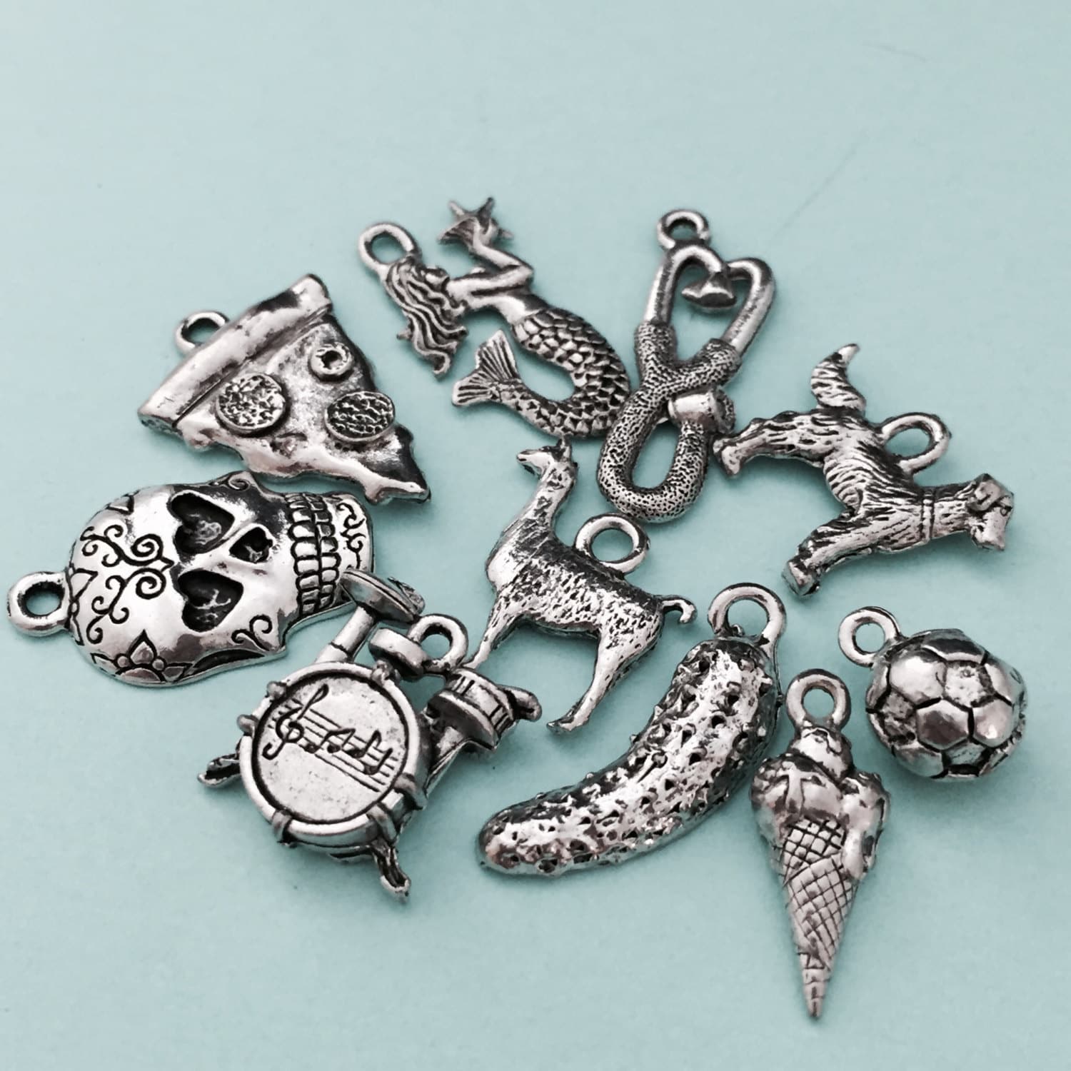 Add on charm Charm add on animal charm food charm music | Etsy