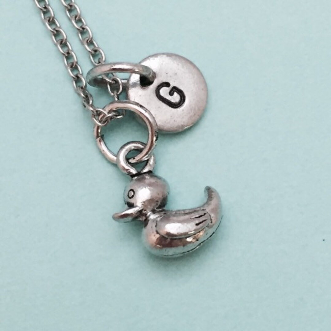 Rubber Duck Necklace, Baby Duck, Duck Necklace, Toy Duck, Personalized ...