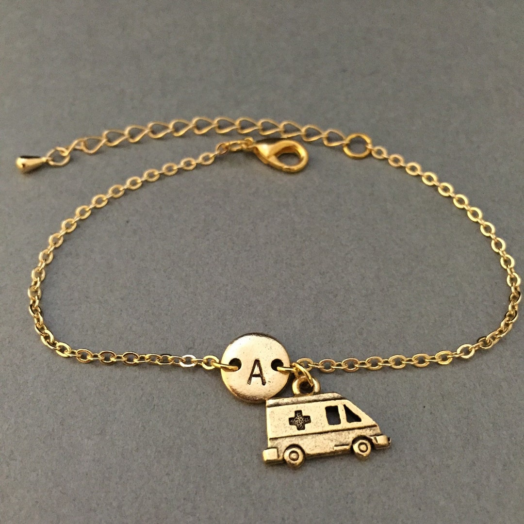 EMS Charm Bracelet, EMS Charm, Ambulance Bracelet, Adjustable Bracelet ...