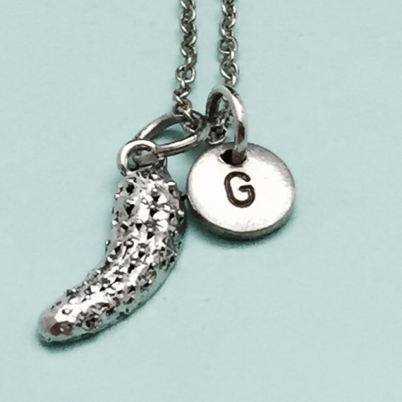 Silver pickle jewellery etsy store
