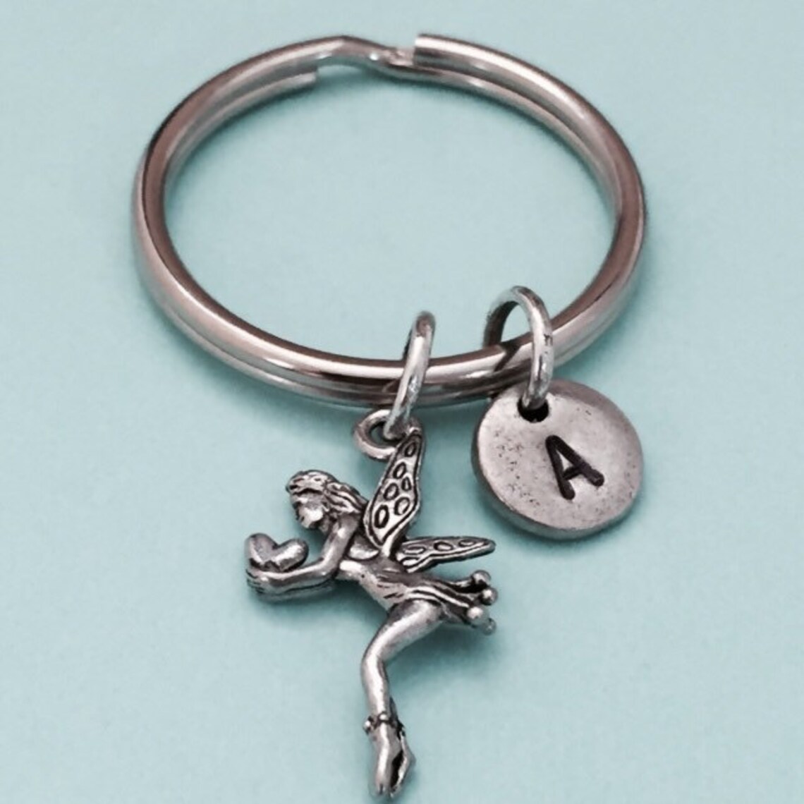 Fairy Keychain Fairy Charm Princess Keychain Personalized - Etsy