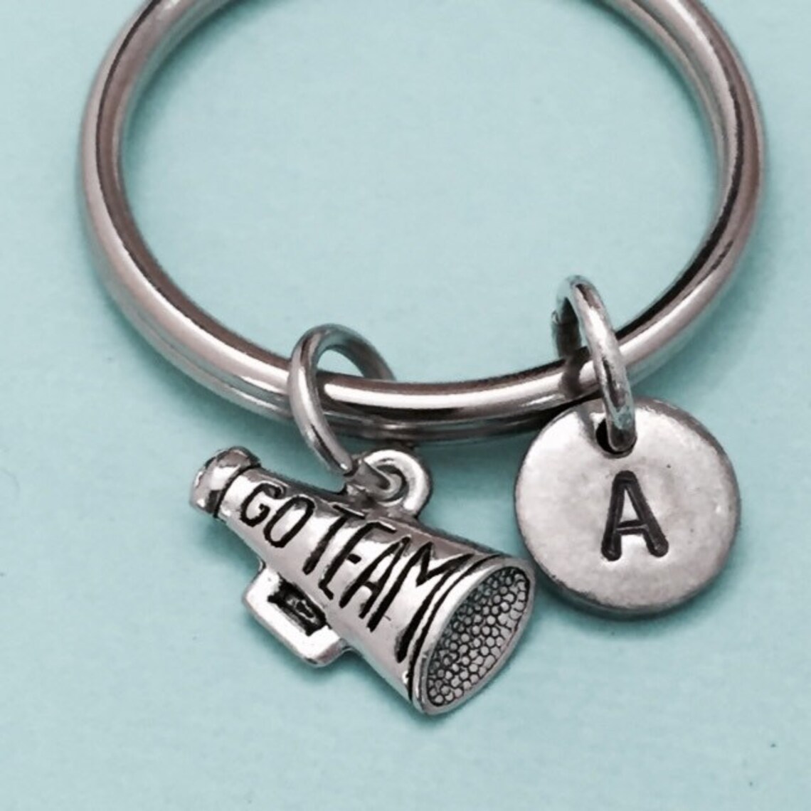 Megaphone Keychain Megaphone Charm Cheerleading Keychain - Etsy